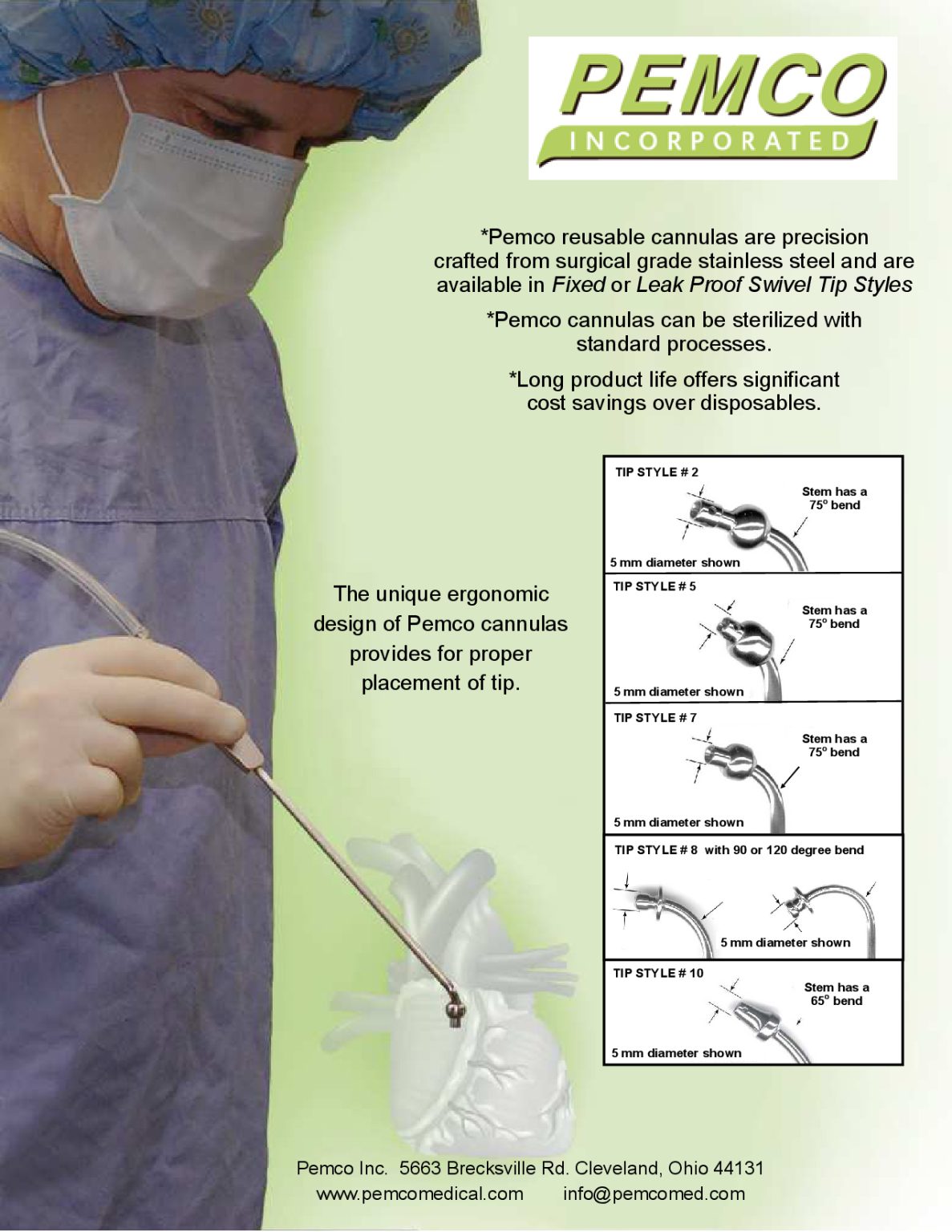 Perfusion Cannula – Pemco Incorporated